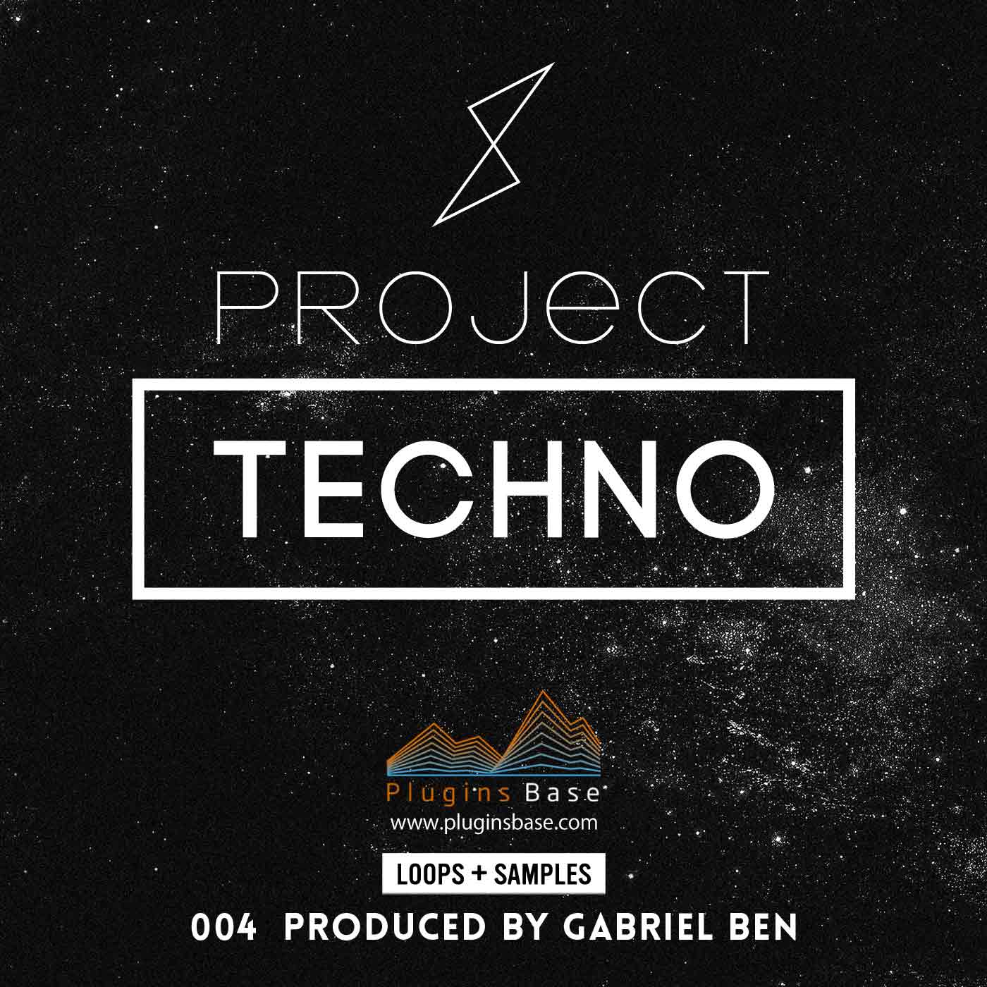 Project Techno 004 feat. Gabriel Ben WAV AiFF 鼓 被色 Bass等 采样包 音色 - 插件基地