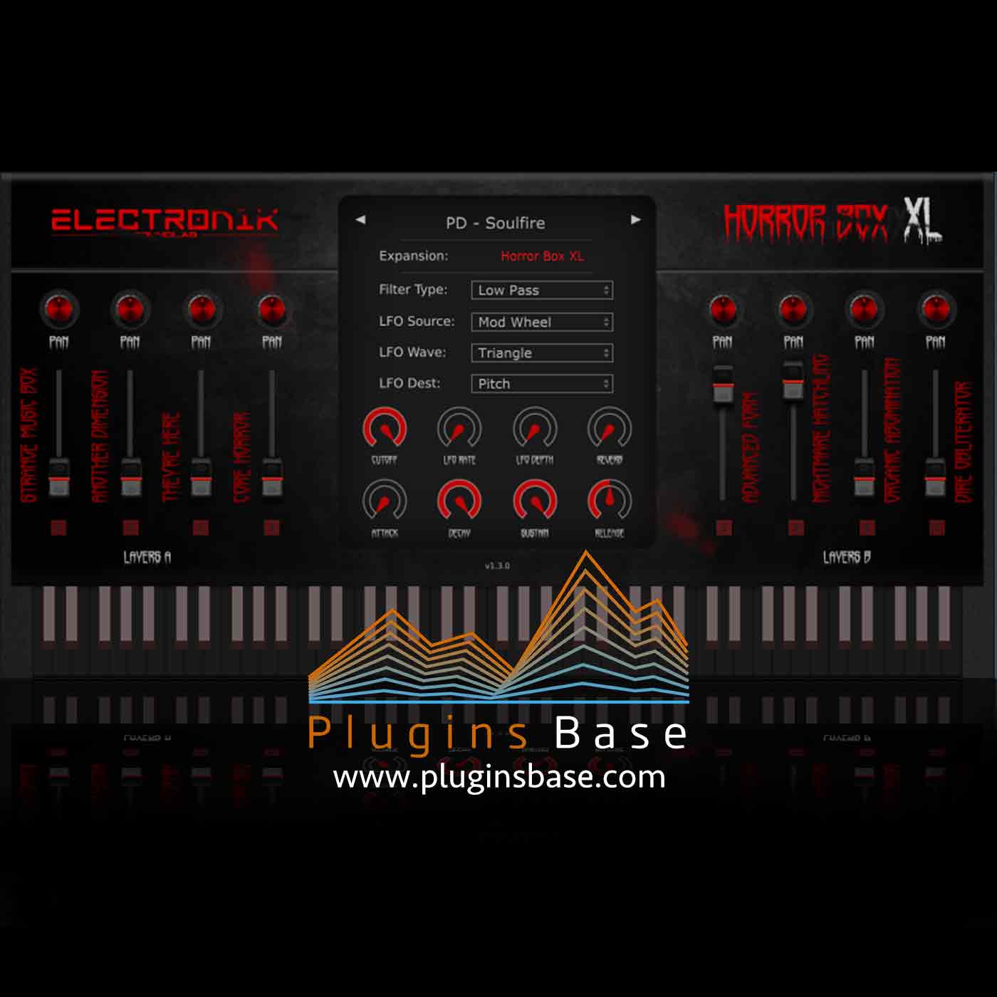 Electronik Sound Lab Horror Box XL v1.4.0 Win+Mac 恐怖盒子氛围 VST AU插件 - 插件基地