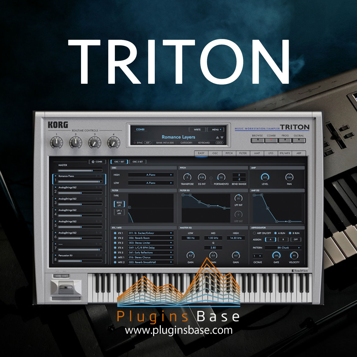KORG Software TRITON v1.3.1 [Win+Mac] 采样合成器插件 AAX VST AU - 插件基地