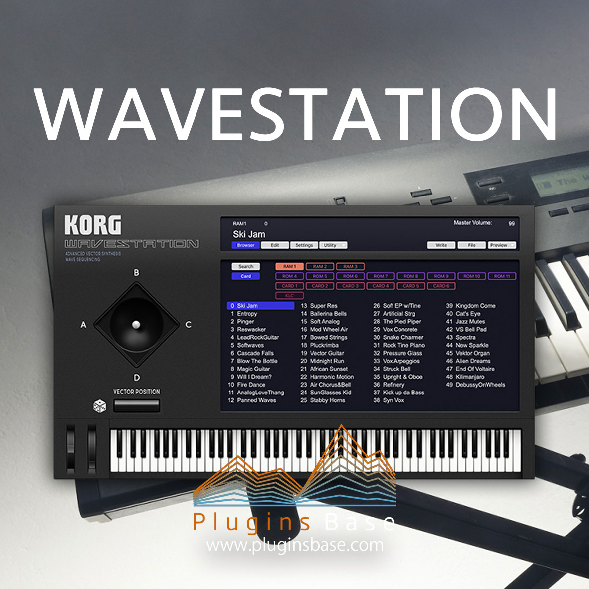 KORG Software WAVESTATION v2.2.0 [Win+Mac] 采样合成器插件 AU VST - 插件基地