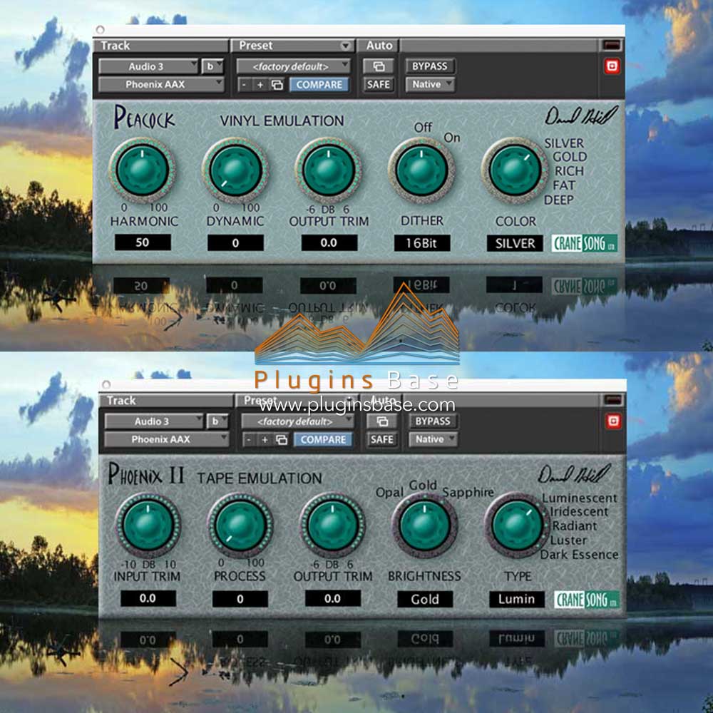 Crane Song Peacock v1.3.0 + Phoenix II v1.9.1 Bundles 合集 [WIN] 模拟黑胶+模拟 ...