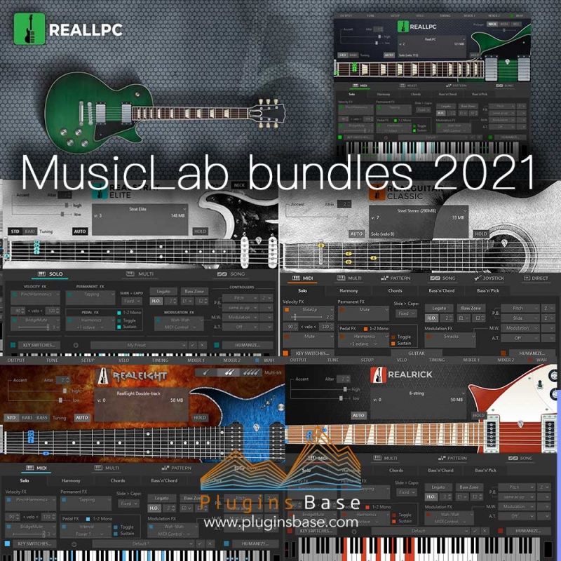 MusicLab Bundles 2021 [WiN+MAC] 电吉他 木吉他 合集 音源 vst au 插件 - 插件基地