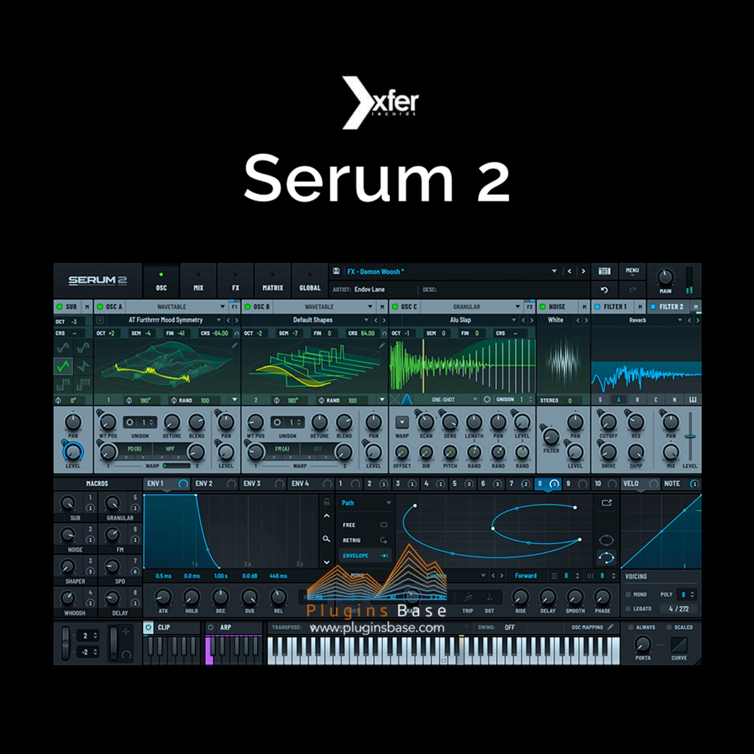 波表合成器血清插件 Xfer Records Serum 2 v2.0.18 [WiN+MAC] - 插件基地