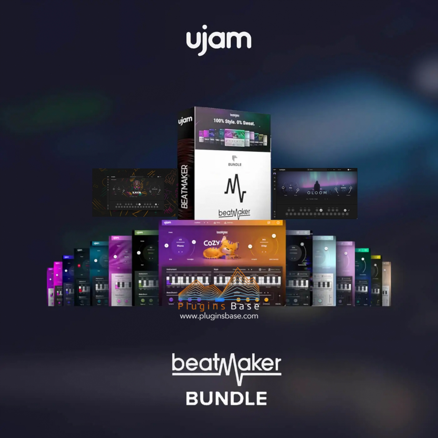 电子嘻哈鼓机插件合集 UJAM Beatmaker bundle 2025.11 [WiN+MAC] 17套 - 插件基地
