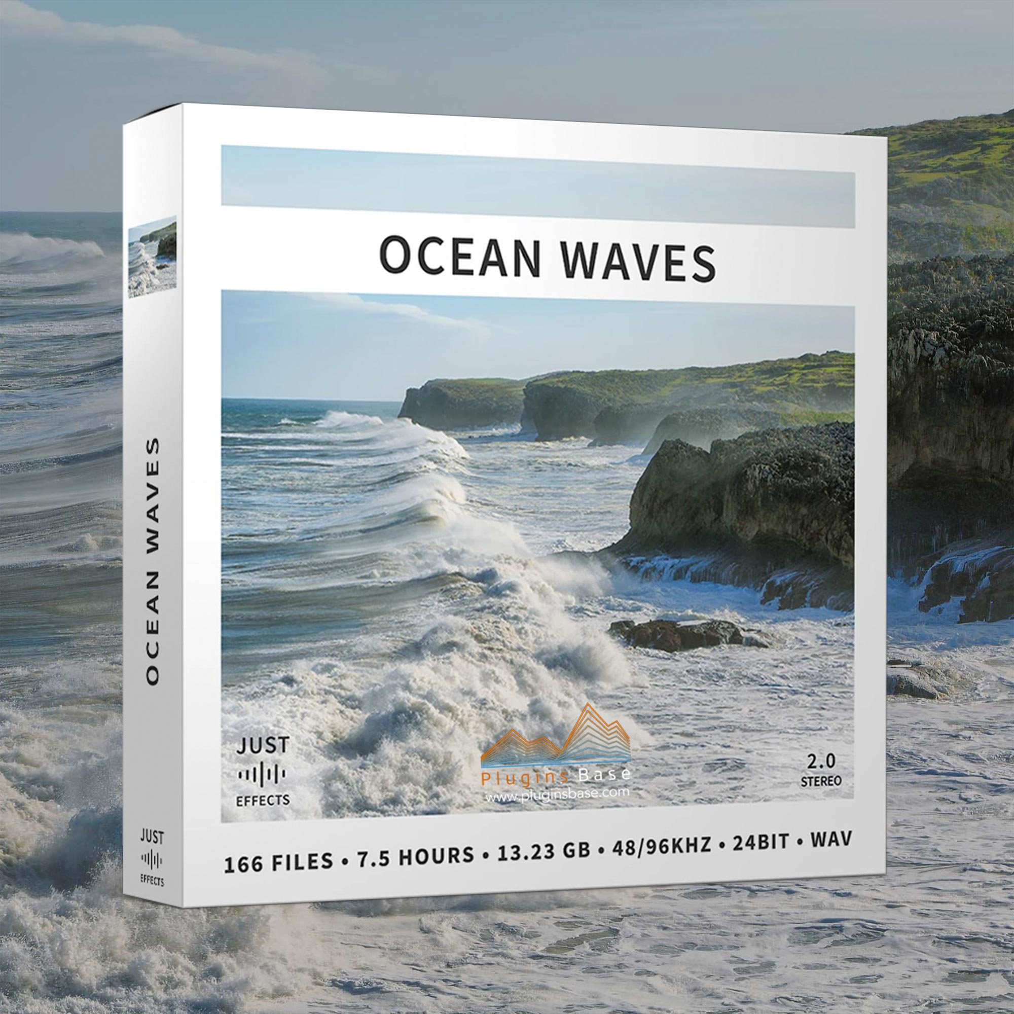 大海海洋海浪话水声环绕声 Just Sound Effects Ocean Waves WAV FULL 自然环境音效库 - PluginsBase